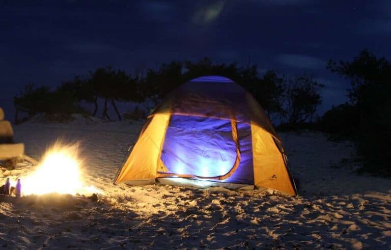 How To Put Up A Tent On The Beach